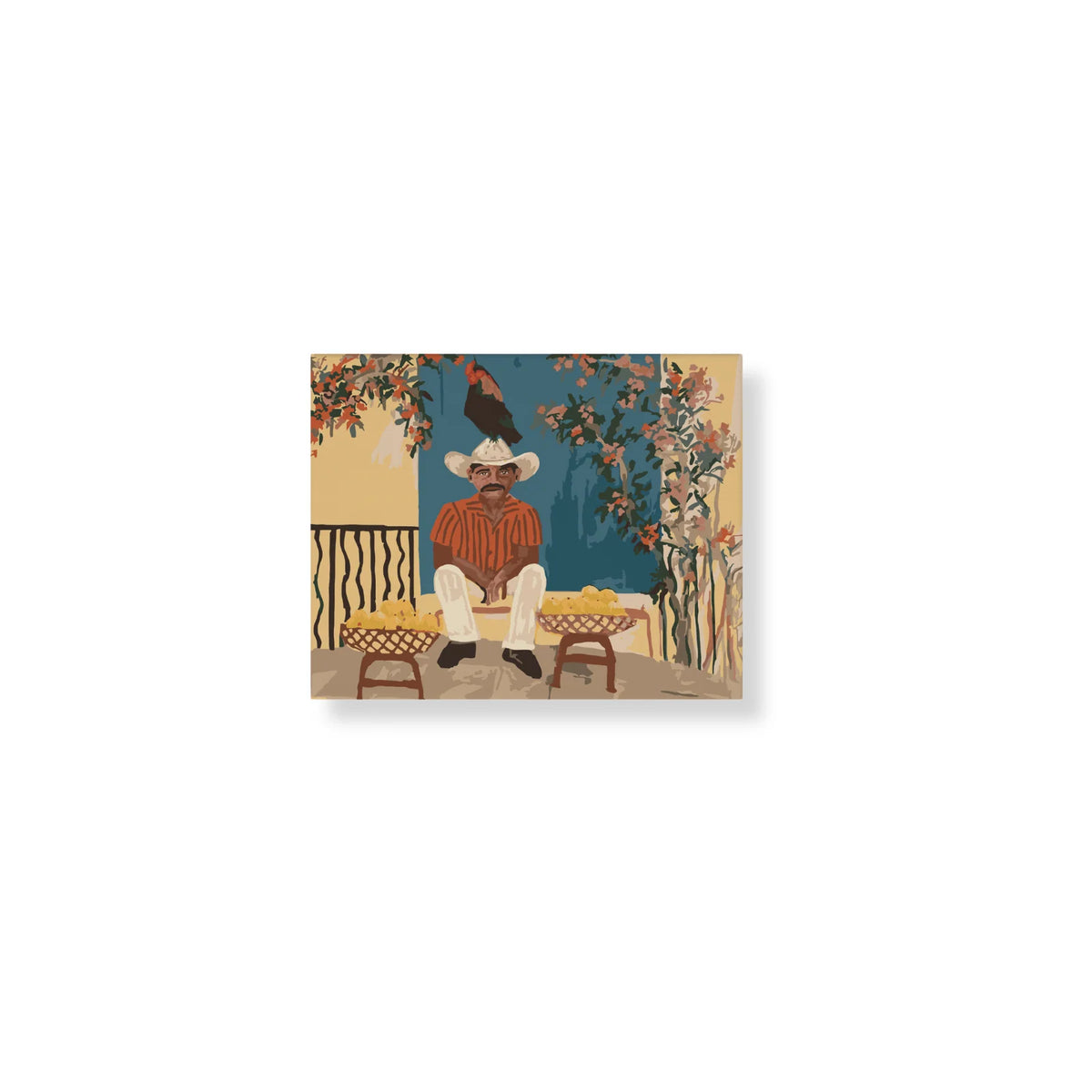 Paint Like Frida -Man and a Chicken Mini – Gypsy and the Bowerbird